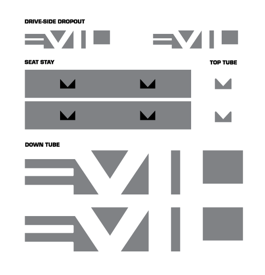 2021 EVIL V2 FRAME DECALS – Stikrd